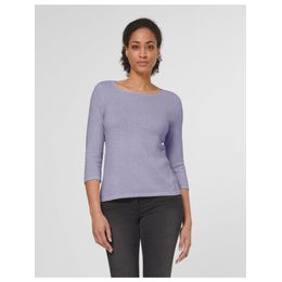 Madeleine Mode MADELEINE Kaschmirpullover mit U-Boot-Ausschnitt in hellamethyst | Gr.: 40