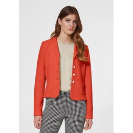 Madeleine Mode MADELEINE Kurzer Jerseyblazer mit modischer Struktur in papaya | Gr.: 42