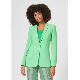Madeleine Mode MADELEINE Langer Jersey-Blazer mit Futter in leuchtgr&uuml;n | Gr.: 42