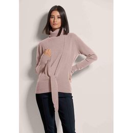 Madeleine Mode MADELEINE Kaschmirstrickjacke mit V-Ausschnitt in dunkelpuder | Gr.: 36