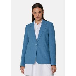 Madeleine Mode MADELEINE Leinenblazer in Boxy-Form in hellkobaltblau | Gr.: 38