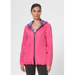 Madeleine Mode MADELEINE Sportive Jacke mit Kapuze und Print in erdbeerpink / multicolor | Gr.: 38