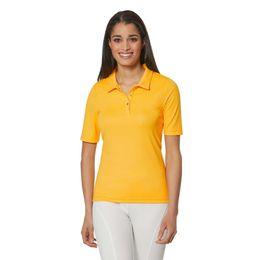 Madeleine Mode MADELEINE Poloshirt mit kurzem &Auml;rmel in sonnengelb | Gr.: 40