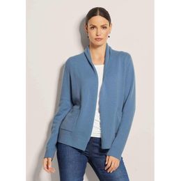 Madeleine Mode MADELEINE Verk&uuml;rzte Schurwolljacke mit Stehkragen in rauchblau | Gr.: 36