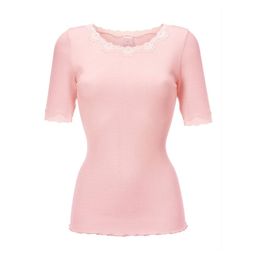 Madeleine Mode MADELEINE Shirt mit Spitze in puderros&eacute; | Gr.: 42