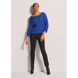 Madeleine Mode MADELEINE Pullover mit Pailletten in royalblau | Gr.: 44