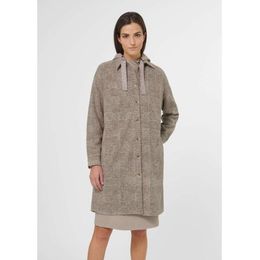Madeleine Mode MADELEINE Lange Hemdjacke mit Glencheck-Karo in platin | Gr.: 40
