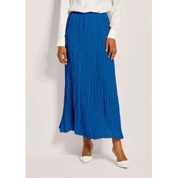 Madeleine Mode MADELEINE Maxi-Rock mit Crash-Plissee in royalblau | Gr.: 40