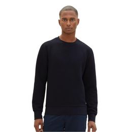 Tom Tailor Sweatshirt QUILTED SWEAT in Blau | Gr.: XL