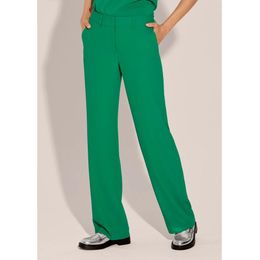 Madeleine Mode MADELEINE Komfortable Stretchhose mit Taschen in apfelgr&uuml;n | Gr.: 34