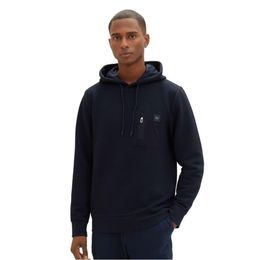 Tom Tailor Sweatshirt QUILTED HOODIE in Blau | Gr.: M