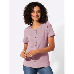 WITT WEIDEN Rundhals-Shirt in mauve | Gr.: 38