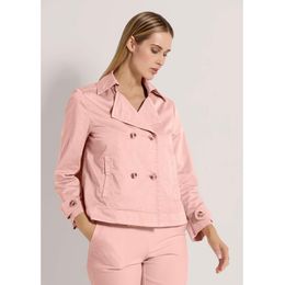 Madeleine Mode MADELEINE Modischer Kurztrench im Used-Look in puderros&eacute; | Gr.: 44
