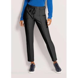 Madeleine Mode MADELEINE Stretchhose mit Tunnelzug in schwarz | Gr.: 20
