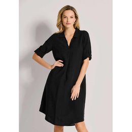 Madeleine Mode MADELEINE Kleid mit Krempel&auml;rmeln in 3/4-L&auml;nge in schwarz | Gr.: 44