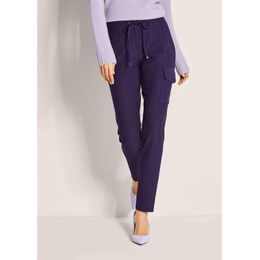 Madeleine Mode MADELEINE Cargo-Jerseyhose mit Kordelzug in lavendellila | Gr.: 21