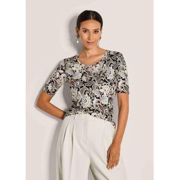 Madeleine Mode MADELEINE Farbenfrohes Shirt mit Paisley-Print in beige / schwarz / multicolor | Gr.: 34