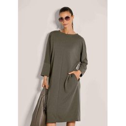 Madeleine Mode MADELEINE Elegantes Kleid mit Fledermaus&auml;rmeln in khaki | Gr.: 36