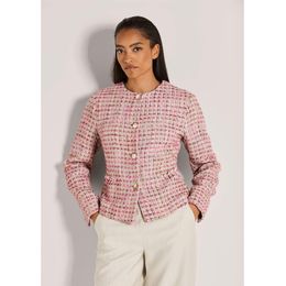 Madeleine Mode MADELEINE Eleganter Businessblazer mit Hornkn&ouml;pfen in perlwei&szlig; / blassrosa / multicolor | Gr.: 34