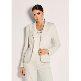 Madeleine Mode MADELEINE Jersey-Blazer in modischer Kurzform in perlweiß | Gr.: 48