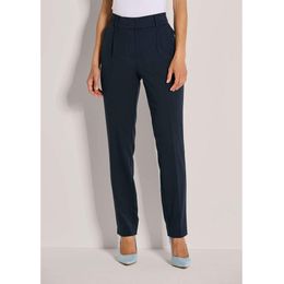 Madeleine Mode MADELEINE Konische Businesshose mit Stretch-Komfort in marine | Gr.: 38