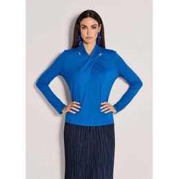 Madeleine Mode MADELEINE Elegantes Oberteil f&uuml;r besondere Anl&auml;sse in royalblau | Gr.: 38