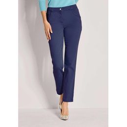 Madeleine Mode MADELEINE Schlanke Five-Pocket mit Stretch-Komfort in nachtblau | Gr.: 34