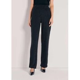 Madeleine Mode MADELEINE Businesshose mit elastischem Bund in marine / schwarz | Gr.: 19