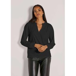 Madeleine Mode MADELEINE Jerseybluse mit Rundhalsausschnitt in schwarz | Gr.: 38