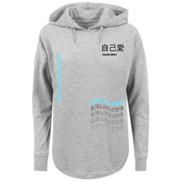 F4NT4STIC Oversized Hoodie Self Love OVERSIZE HOODIE in grau | Gr.: S