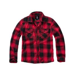 Brandit Hemd "Kids Check Shirt Long Sleeve" in Rot | Gr.: 170/176