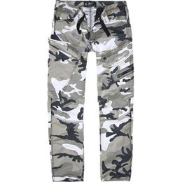 Brandit Cargohose "Adven Slim Fit Pants" in Camouflage | Gr.: L