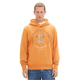 Tom Tailor Sweatshirt PRINTED in Orange | Gr.: S