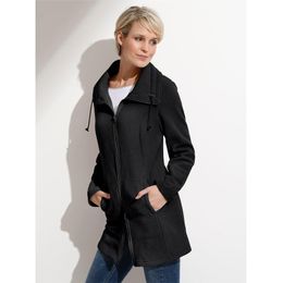 Sieh an! Fleecejacke in schwarz | Gr.: 46