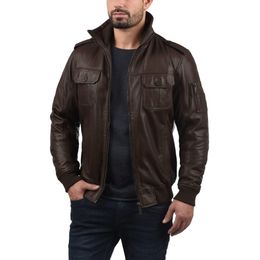 !Solid Lederjacke SDFamash in Braun | Gr.: 3XL