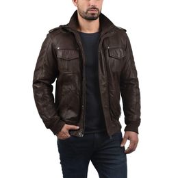!Solid Lederjacke SDCamash in Braun | Gr.: XL