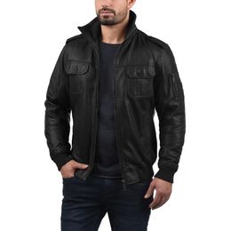 !Solid Lederjacke SDFamash in Schwarz | Gr.: M