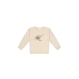 leevje Unisex Oversized Sweatshirt Dackel 'fairy lights' in cappuccino | Gr.: 98/104