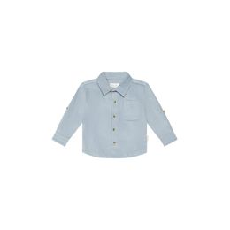 leevje Cordhemd mit Brusttasche in clear blue | Gr.: 122/128