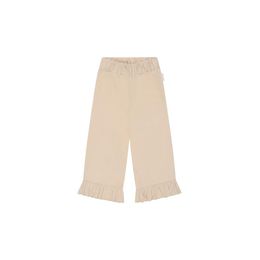 leevje Weite Cordhose mit R&uuml;schensaum in cappuccino | Gr.: 110/116