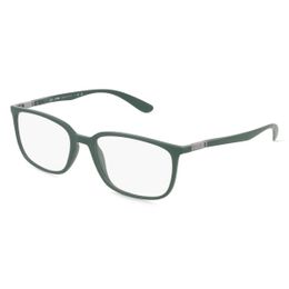 Ray-Ban RX7208 Brille Unisex | Fassung: Vollrand, Quadratisch, Gr&uuml;n