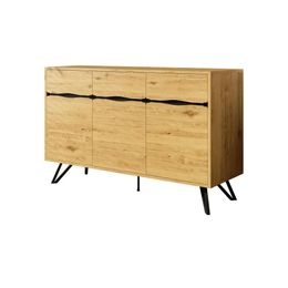H&ouml;ffner Sideboard &brvbar; holzfarben &brvbar; Ma&szlig;e (cm): B: 140 H: 75,5 &raquo; H&ouml;ffner