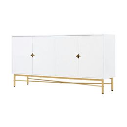 H&ouml;ffner Sideboard &brvbar; wei&szlig; &brvbar; Ma&szlig;e (cm): B: 160 H: 82 &raquo; H&ouml;ffner