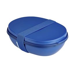 Mepal Lunchbox Duo "To Go" Ellipse blau Kunststoff Maße (cm): B: 17,5 H: 7,5 » Höffner