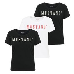Mustang Shirt female Black, White size S