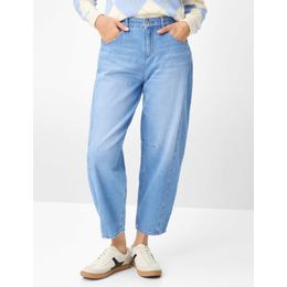 Brax Damen Jeans Style MEGAN S USED LIGHT BLUE, denim hellblau, Gr. 34