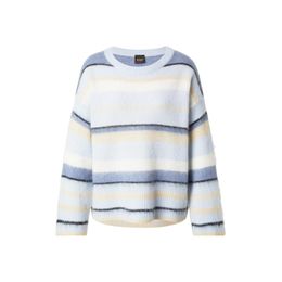 BOSS Pullover 'C_Fosset' Damen Gr&ouml;&szlig;e L beige / blau / hellblau / schwarz