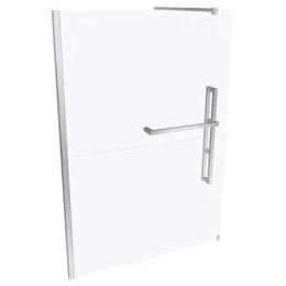H&uuml;ppe H&Uuml;PPE Duplo pure Walk-In Viereck Seitenwand 1-teilig, Breite:140cm, linksseitige Befestigung, DT0004C91322, Duschkabine: Profilfarbe chrom Glas ESG klar mit Anti-Plaque