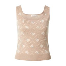 Guess Stricktop 'SARAH' Damen Gr&ouml;&szlig;e XL cappuccino / wei&szlig;