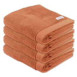 Tom Tailor Towel male Orange size 50x100cm